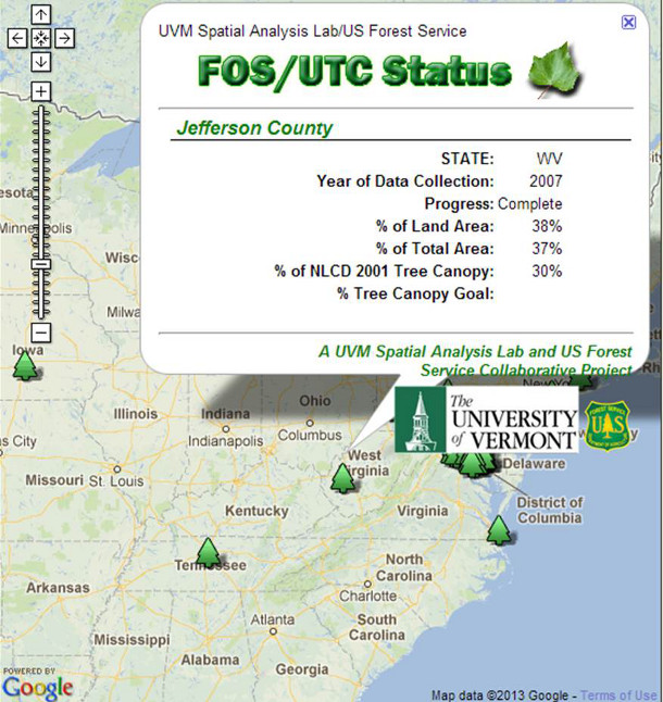 The U.S. Forest Service Urban Tree Canopy Map | DeepRoot Blog