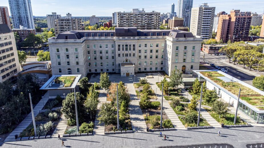 Edmonton Federal Building Supports Streetscape and Plaza Trees with ...