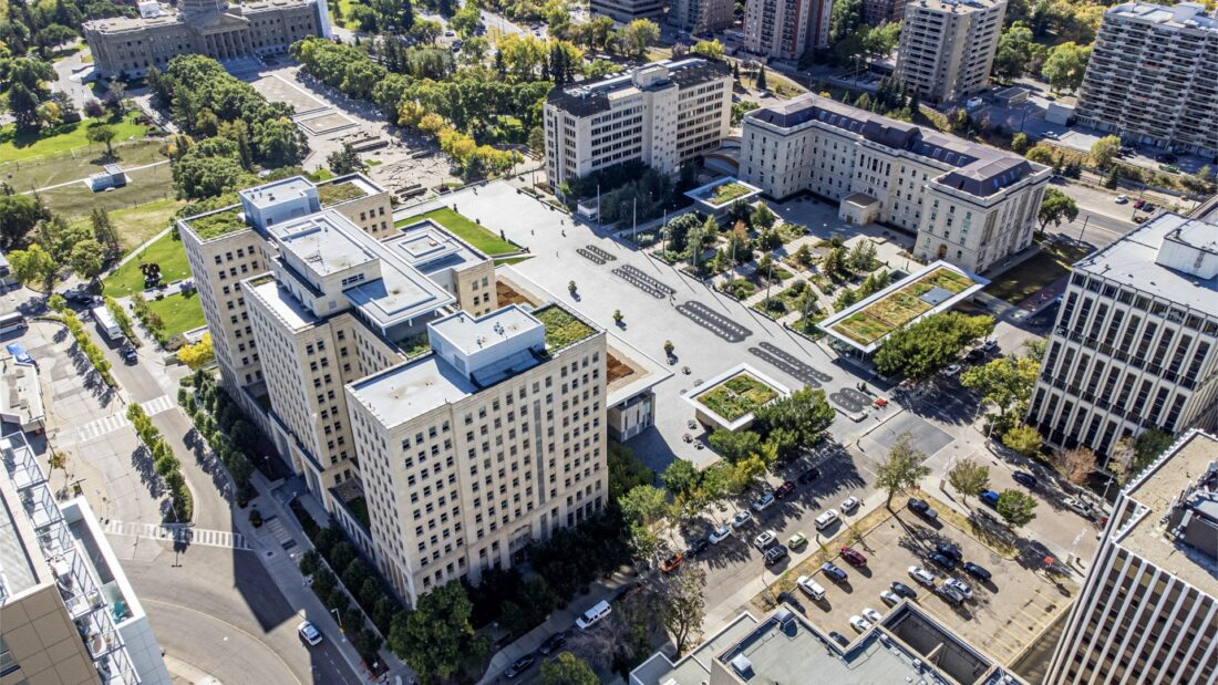 Edmonton Federal Building Supports Streetscape and Plaza Trees with ...