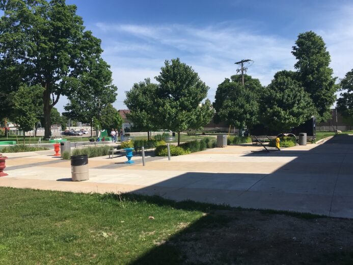 Queens Park in London, Ontario, Adds Green Terrace with Six New Trees ...