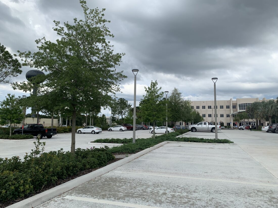 Orlando Rest Area Embraces Green Infrastructure with 57 Parking Lot ...