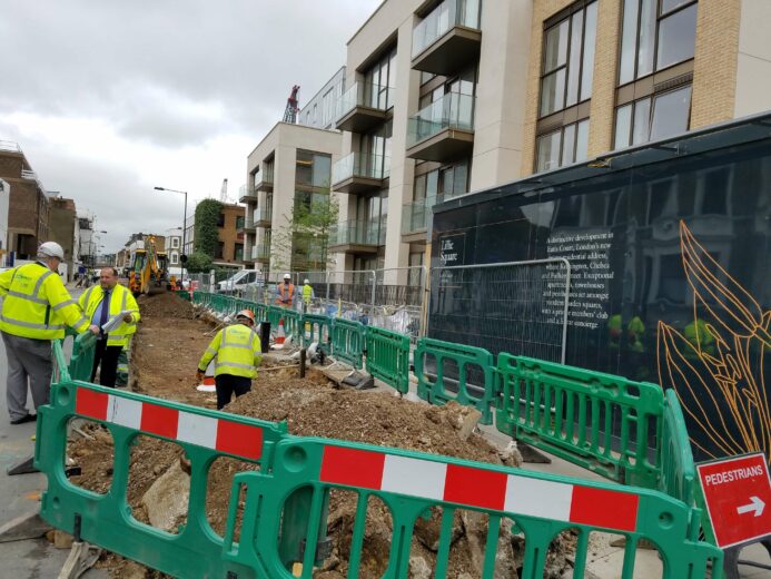 Silva Cells at Lillie Square in London Support Local Traffic While ...