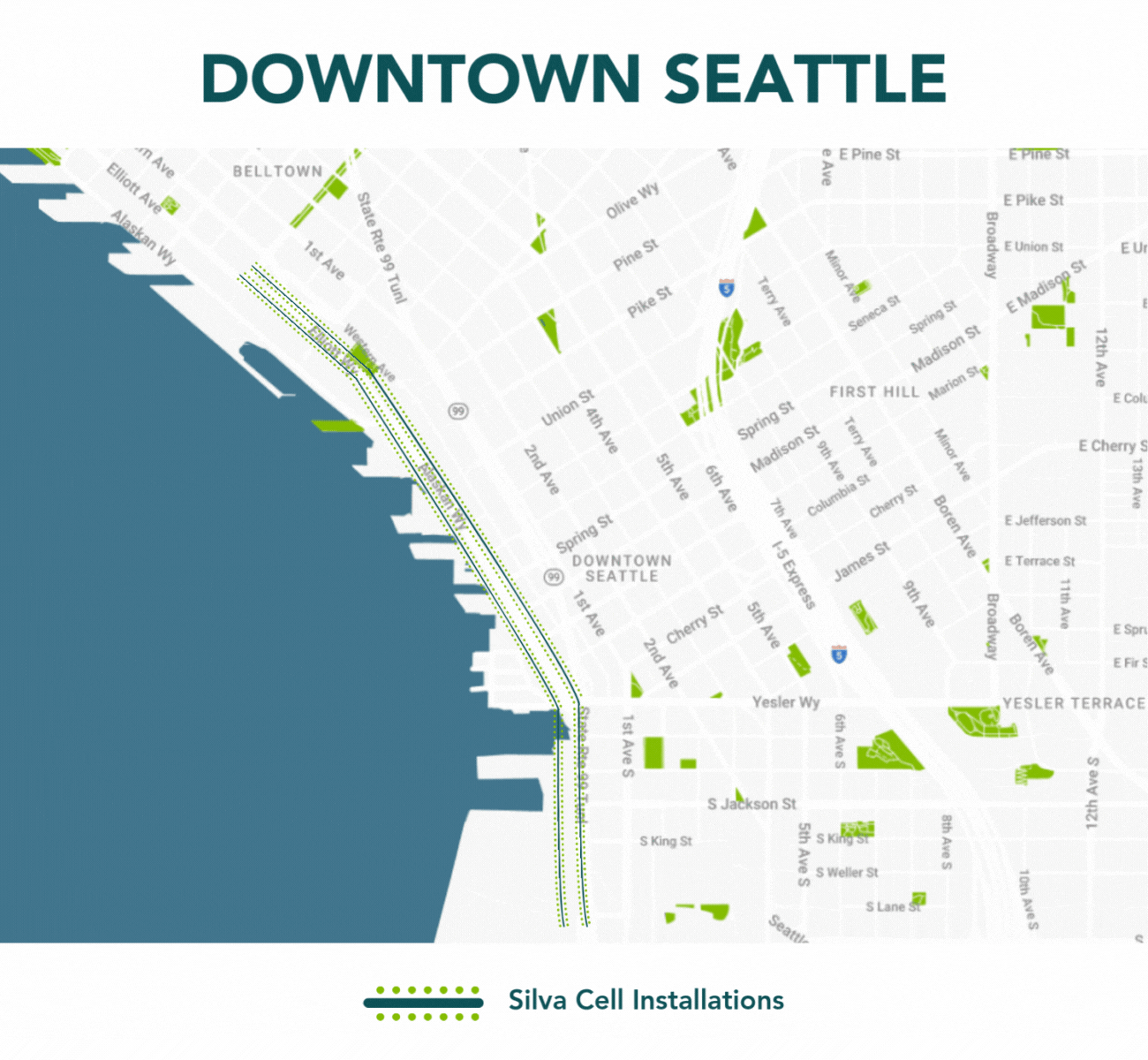 From Freeway to Greenway in Seattle: Silva Cells Anchor Alaskan Way ...